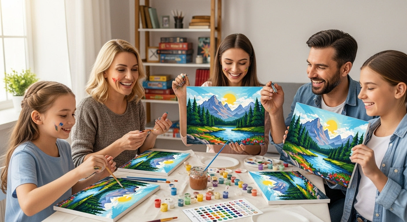 Creative Family Activities: Paint by Numbers Is Perfect for All Ages ...