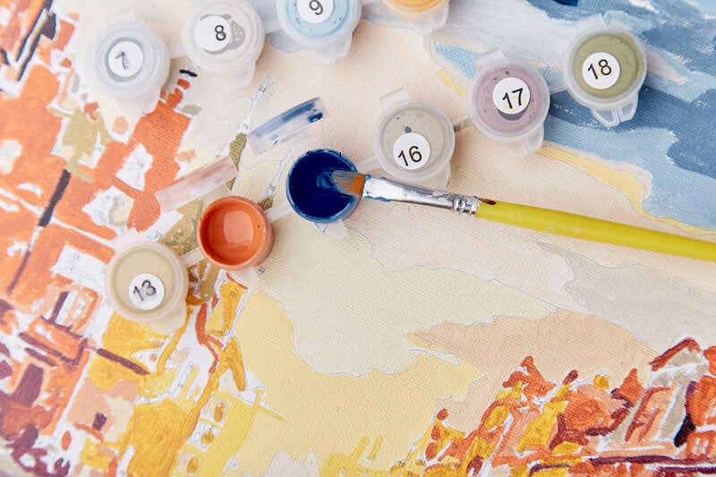Display Your Paint by Numbers Artwork : From Canvas to Wall | Crafty By ...