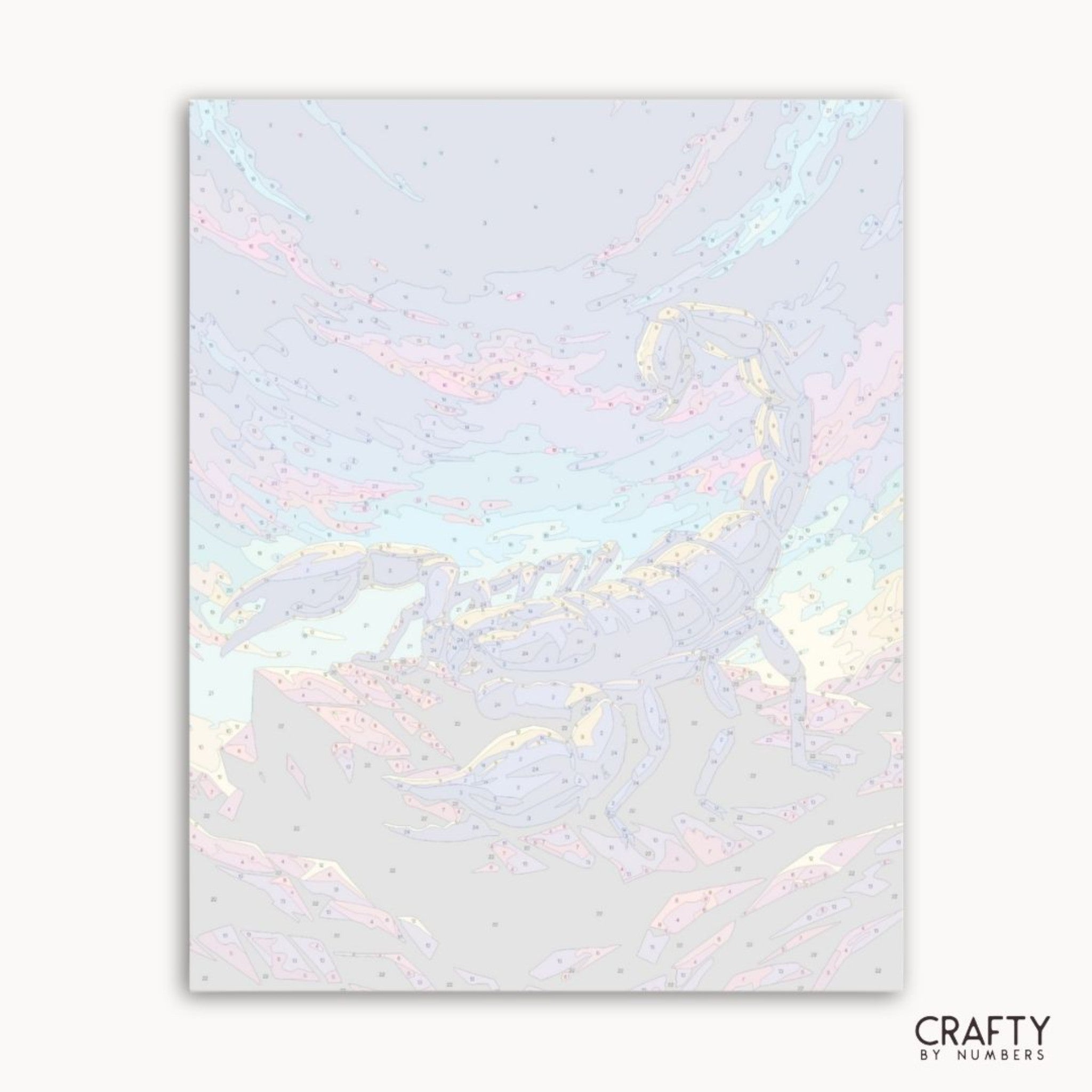 Scorpio Scorpion Paint by Numbers Kit – Cosmic Scorpio Blaze – Crafty ...