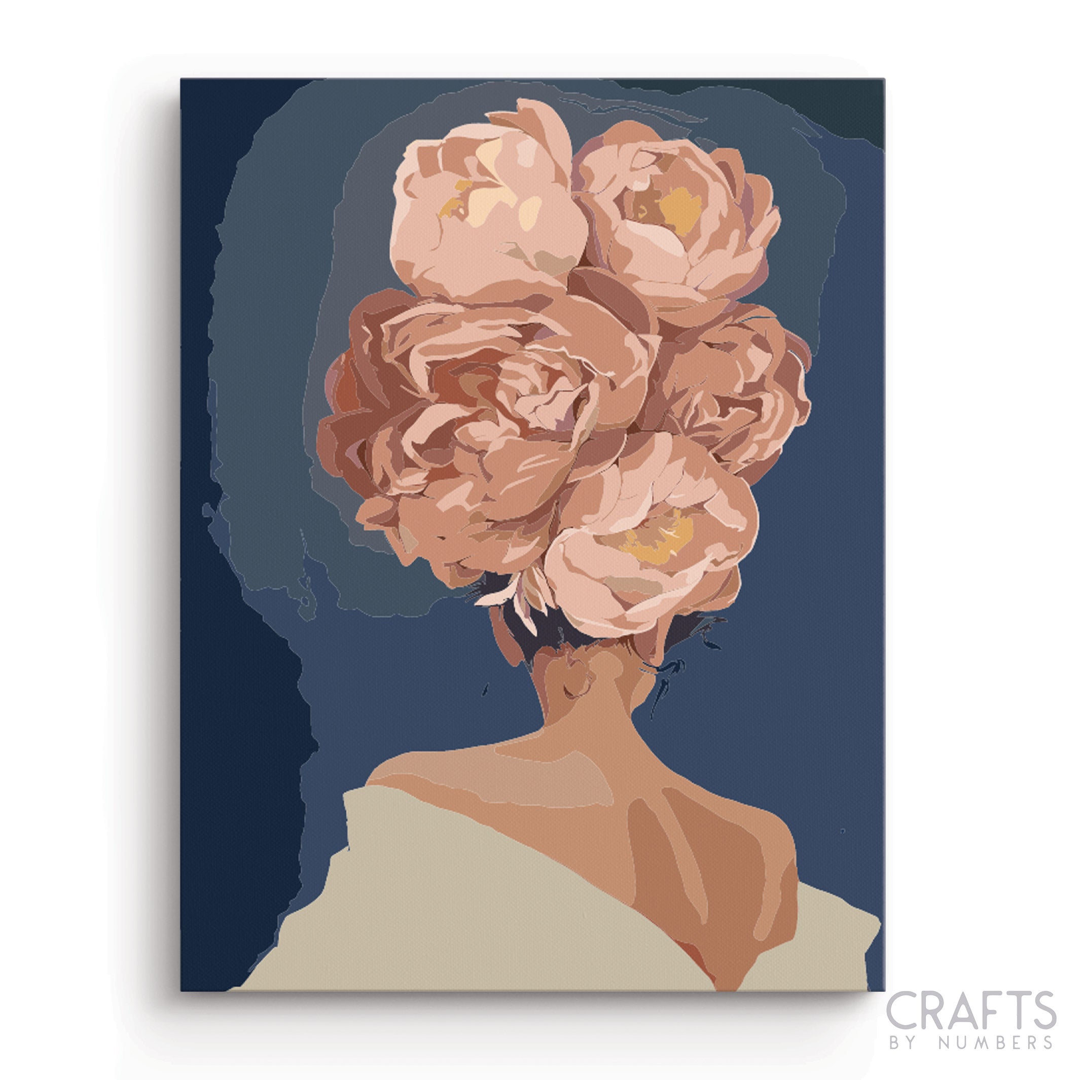 Rosette Reverie Paint by Numbers Kit | Crafty by Numbers – Crafty By ...