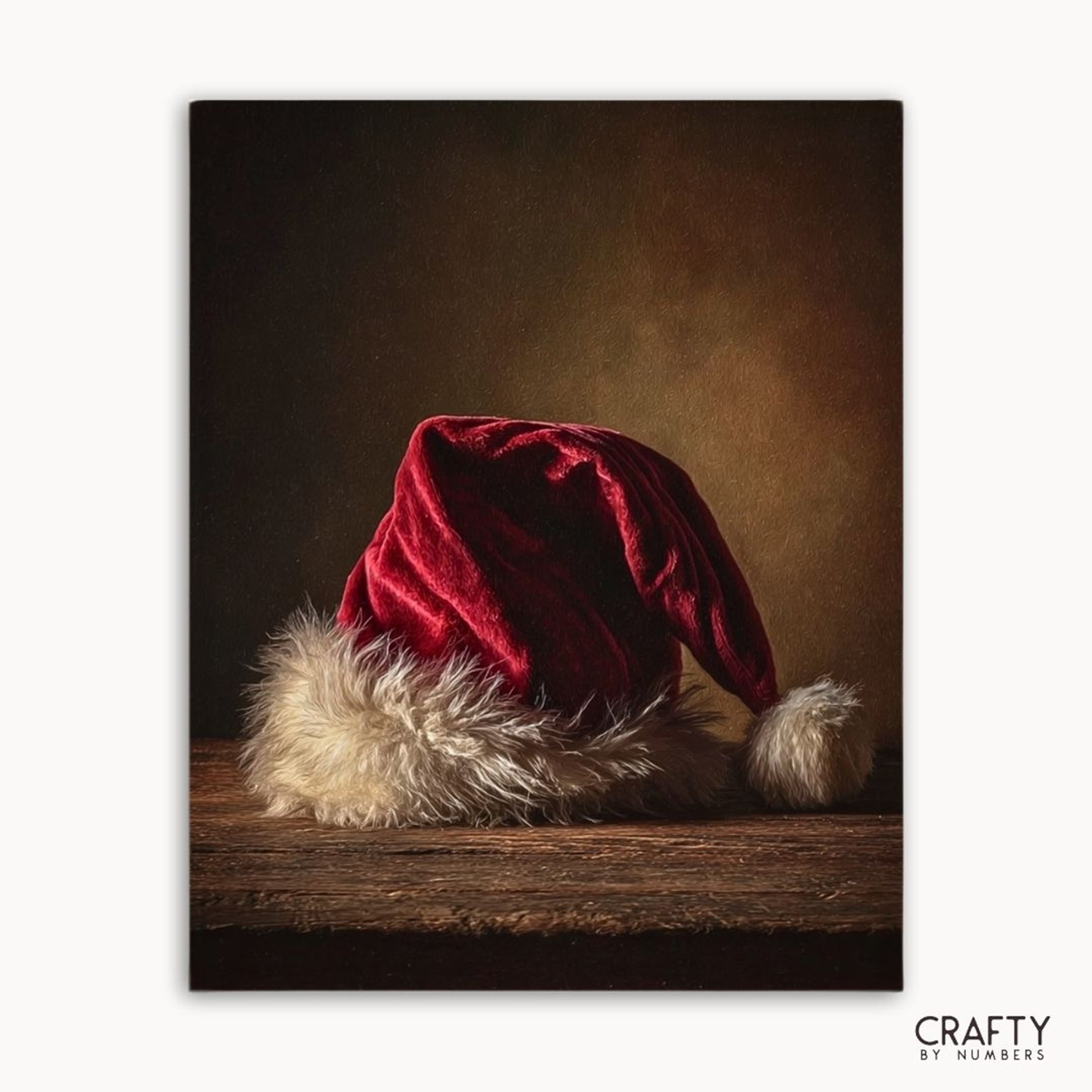 The Hat of Noel – Classic Santa Hat Paint by Numbers Kit – Crafty By ...