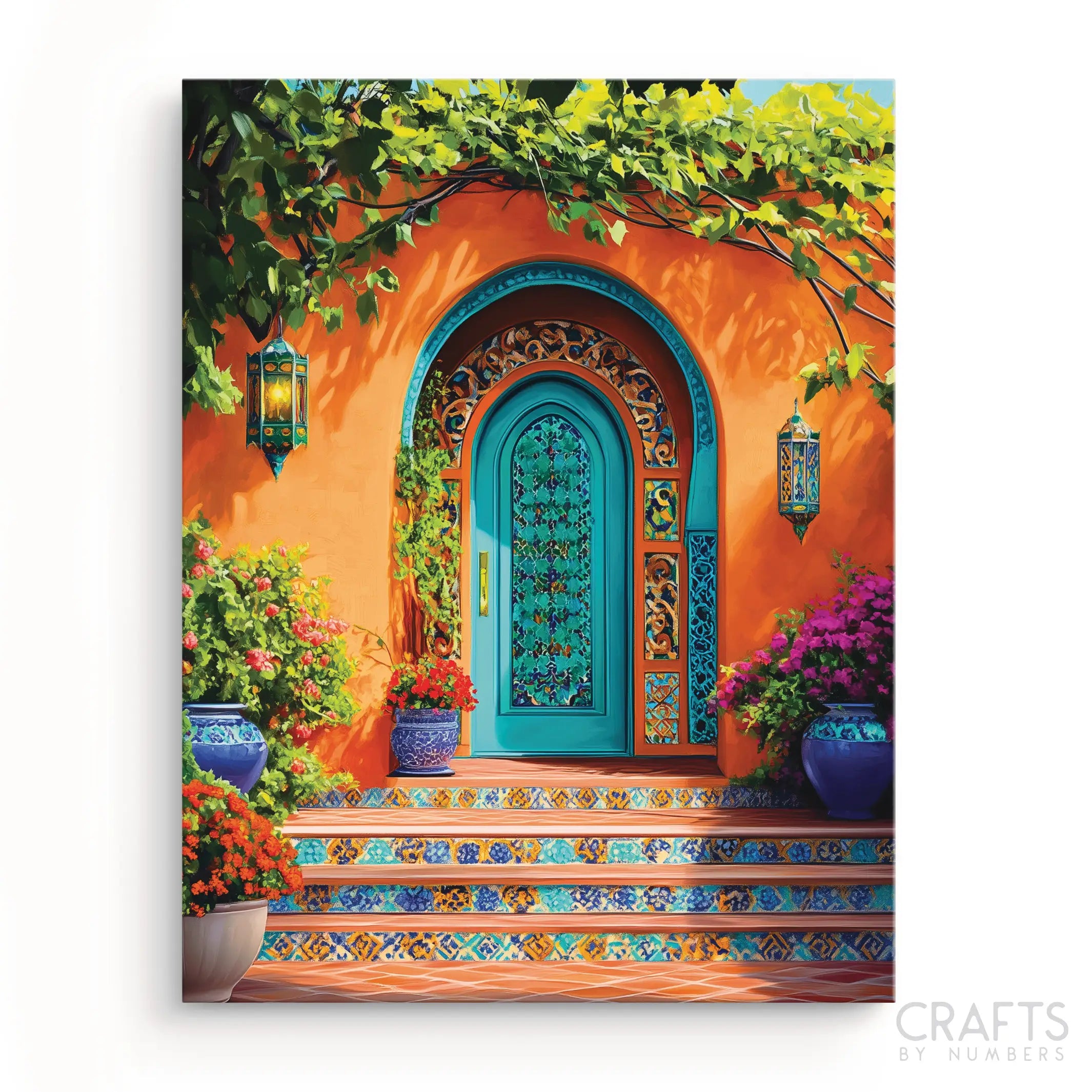Moroccan Splendor – Paint by Numbers Kit | Crafty by Numbers – Crafty ...