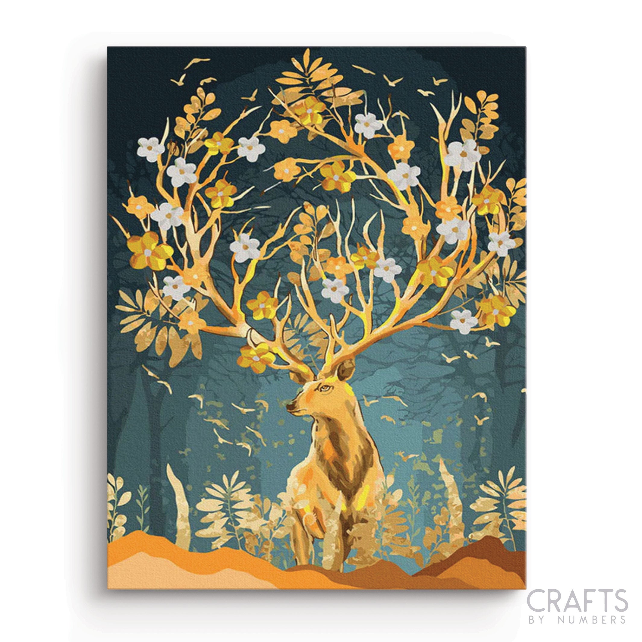 Gold-horned Deer – Crafty By Numbers