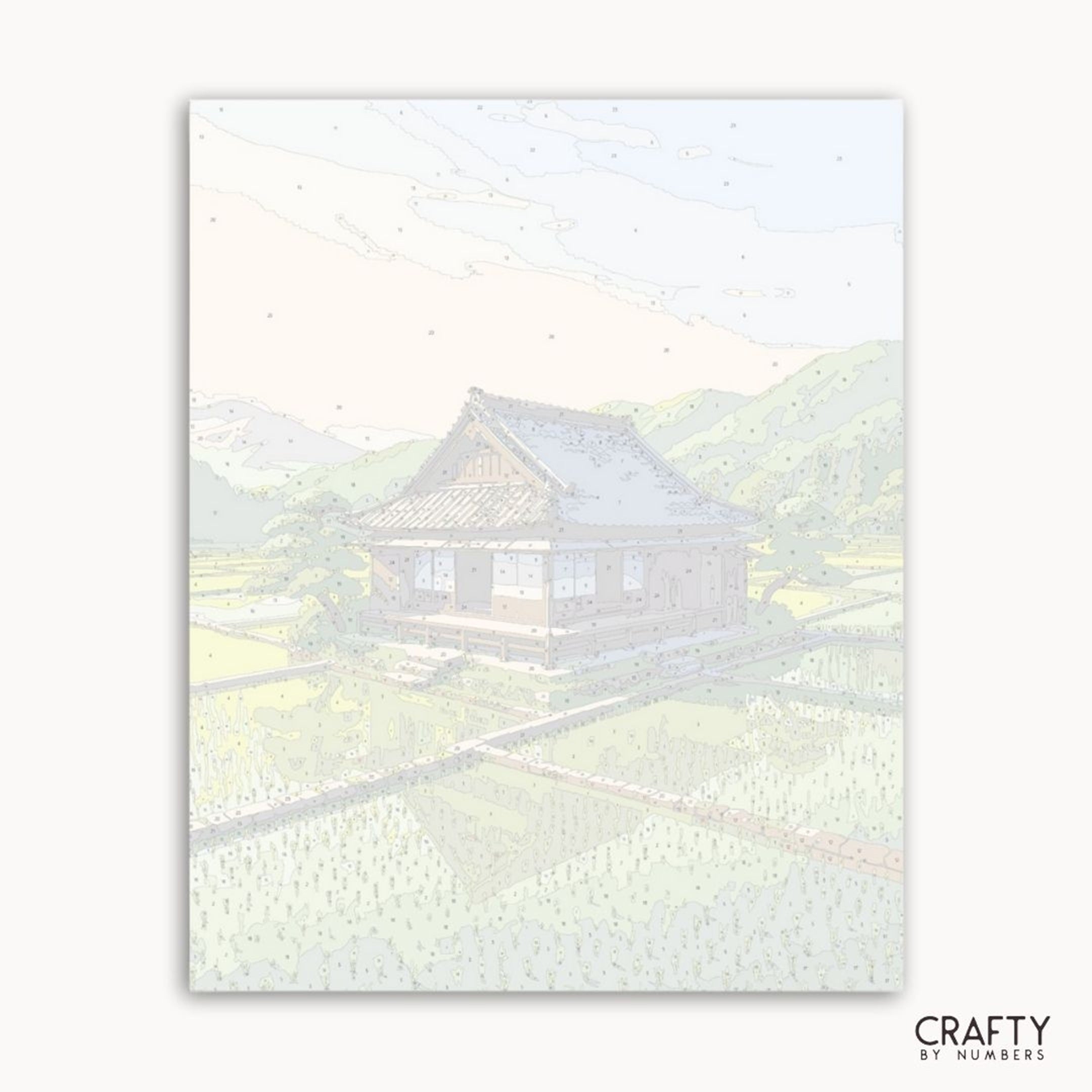 Roots in the Valley – Tranquil Japanese Countryside Paint by Numbers ...
