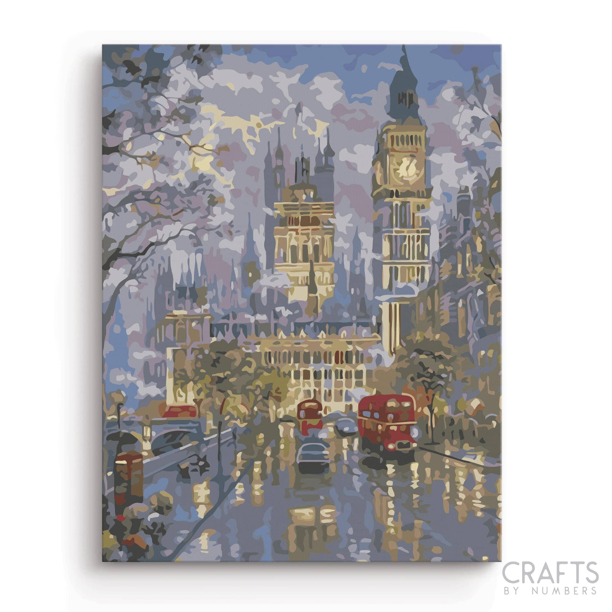 Big Ben Street View | Paint by Numbers | Crafty by Numbers – Crafty By ...