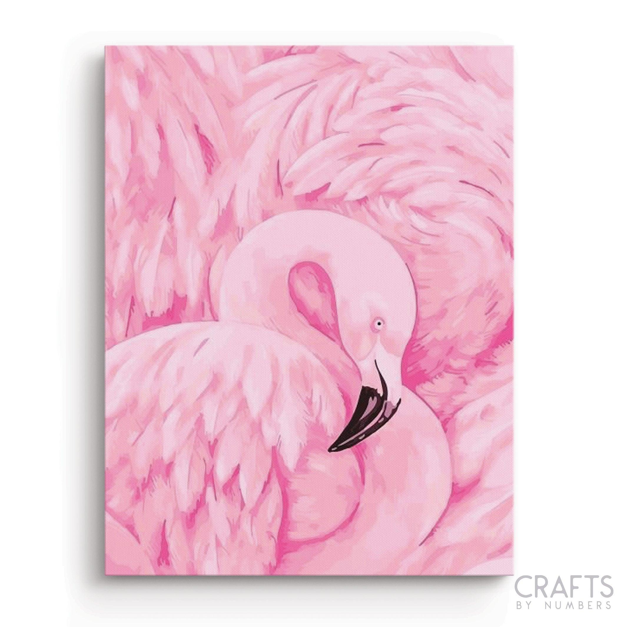 Pink Crane Bird – Crafty By Numbers