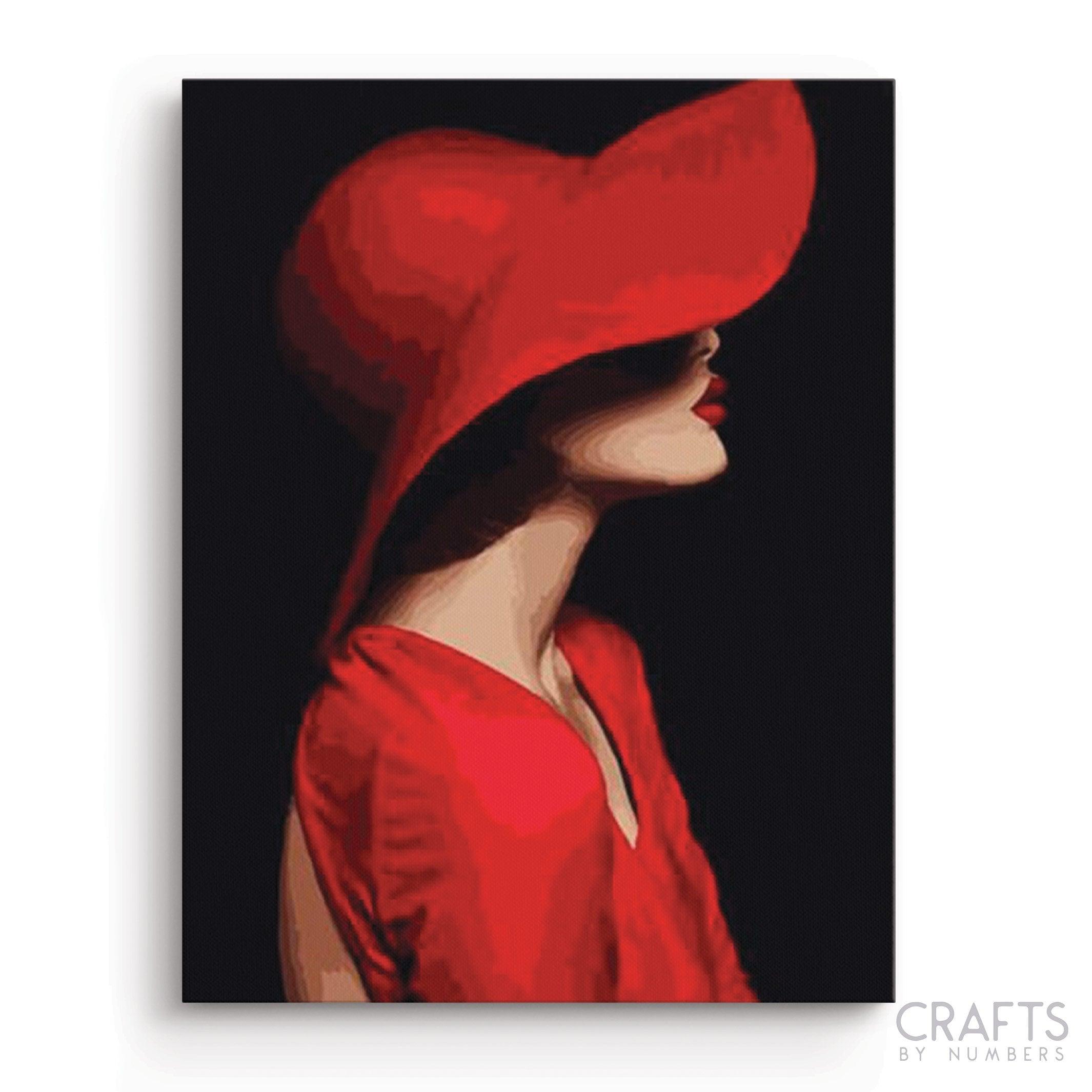 Red Hat Lady Paint – Crafty By Numbers