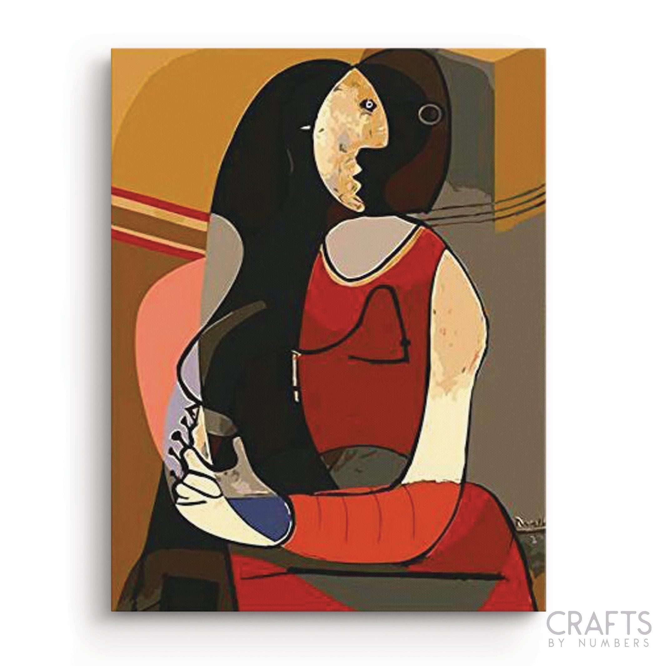Seated Woman - Pablo Picasso – Crafty By Numbers