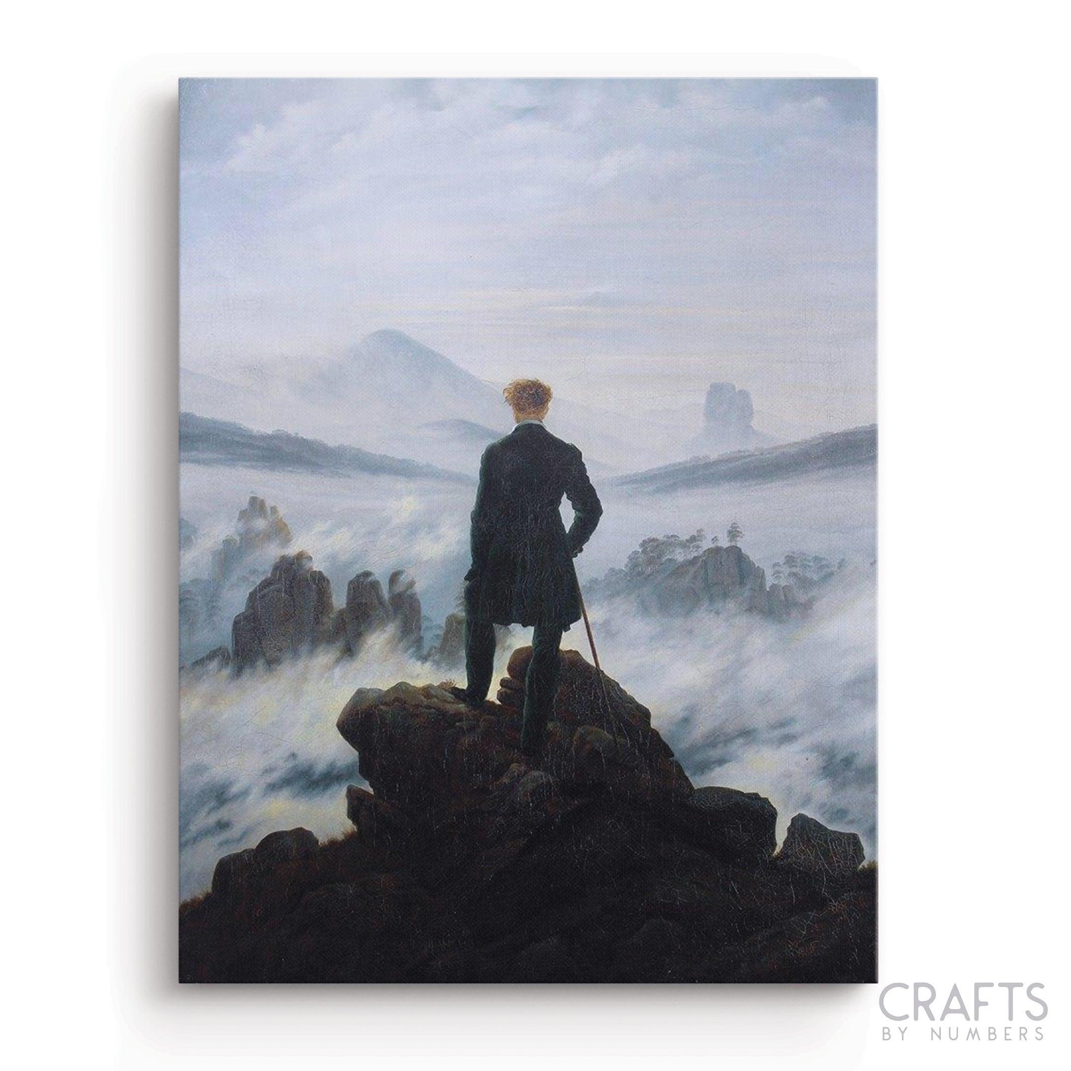 Wanderer Above The Sea of Fog - Caspar David Friedrich – Crafty By Numbers