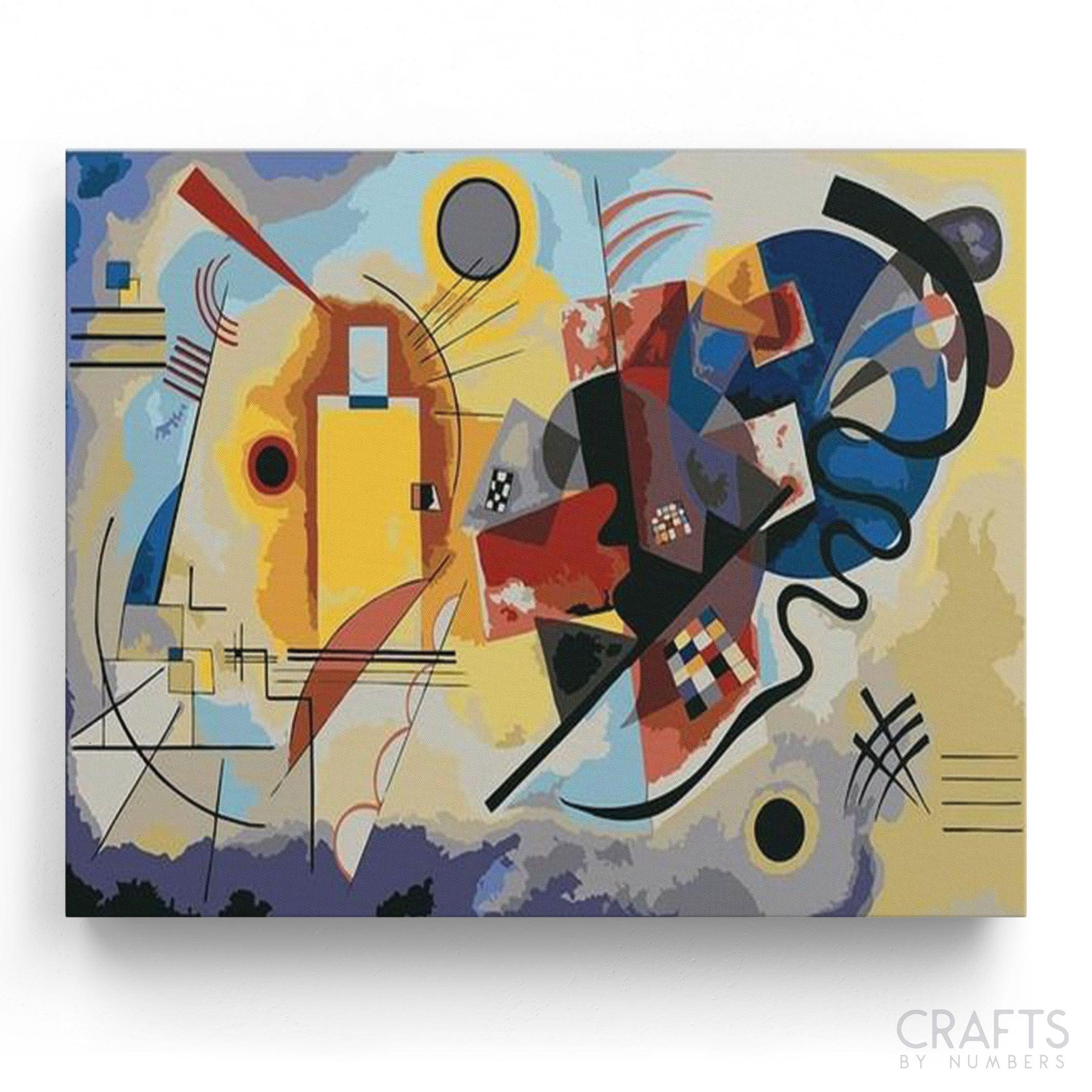 Yellow Red Blue - Wassily Kandinsky – Crafty By Numbers